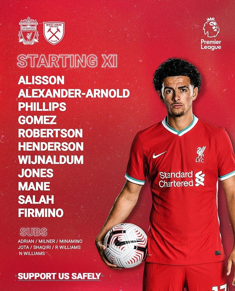 [20/21 EPL 7R] 리버풀 vs 웨스트햄