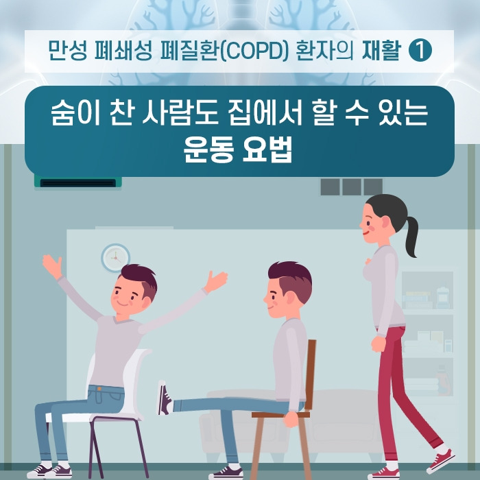 만성 폐쇄성 폐질환copd 환자의 호흡재활 ①