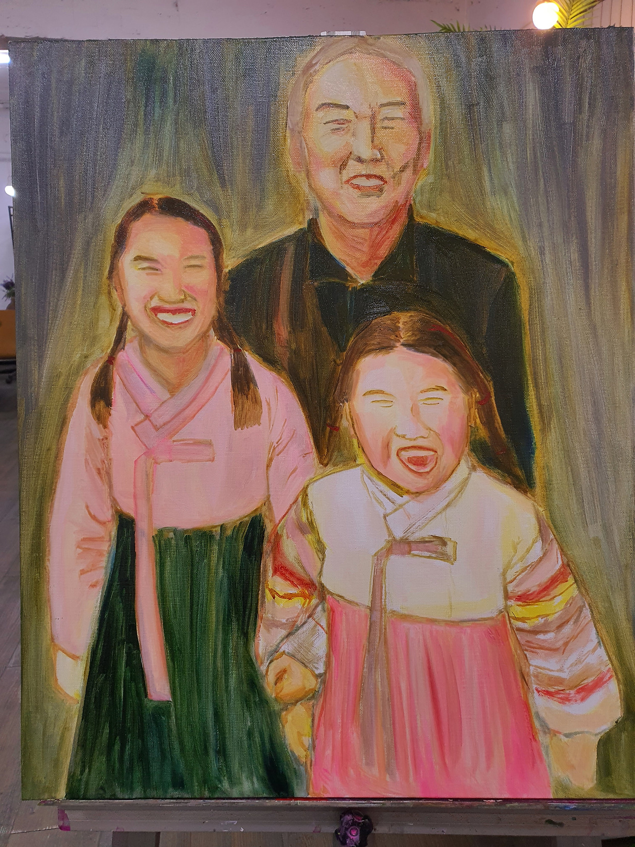 할아버지와 손녀