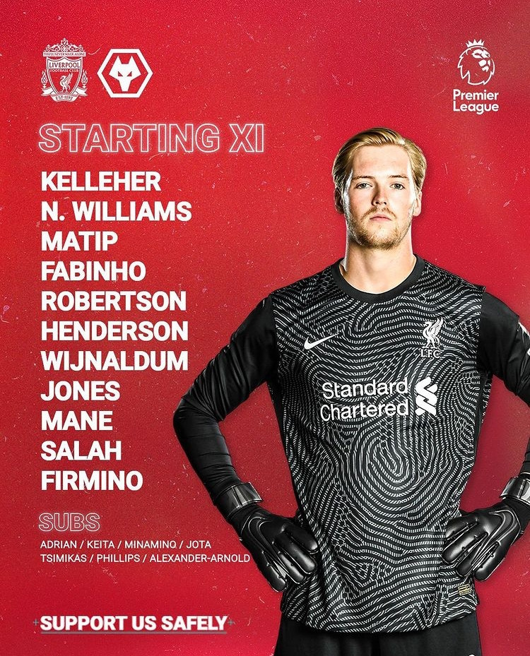 [20/21 EPL 11R] 리버풀 vs 울버햄튼