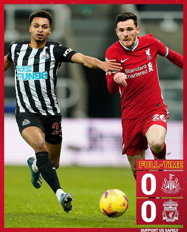 [20/21 EPL 16R] 뉴캐슬 vs 리버풀
