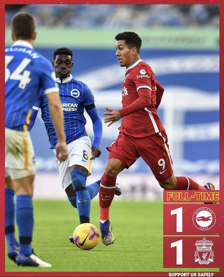 [20/21 EPL 10R] 브라이튼 vs 리버풀