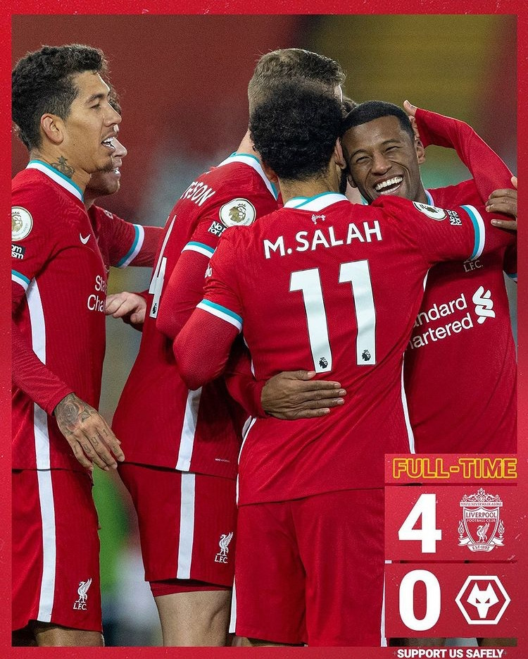 [20/21 EPL 11R] 리버풀 vs 울버햄튼