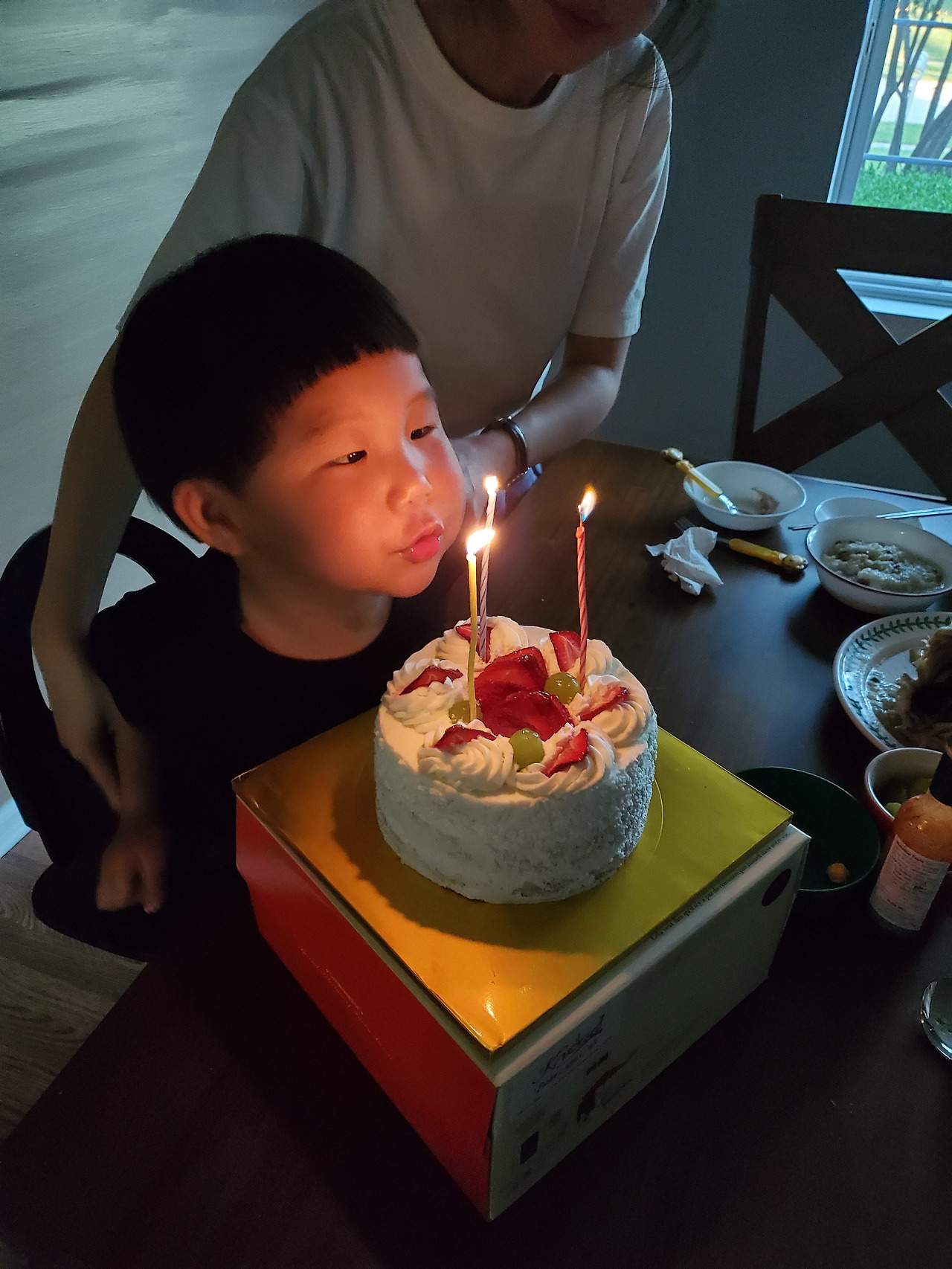 미국에서의 첫 생일