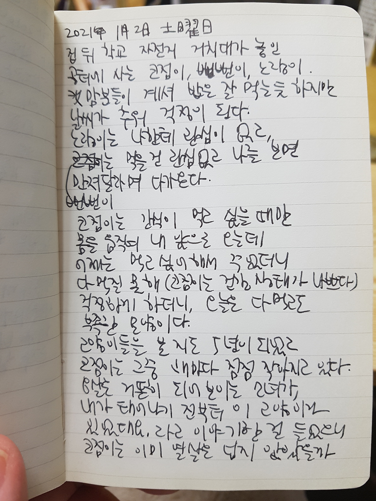 2021년 1월 2일 토요일