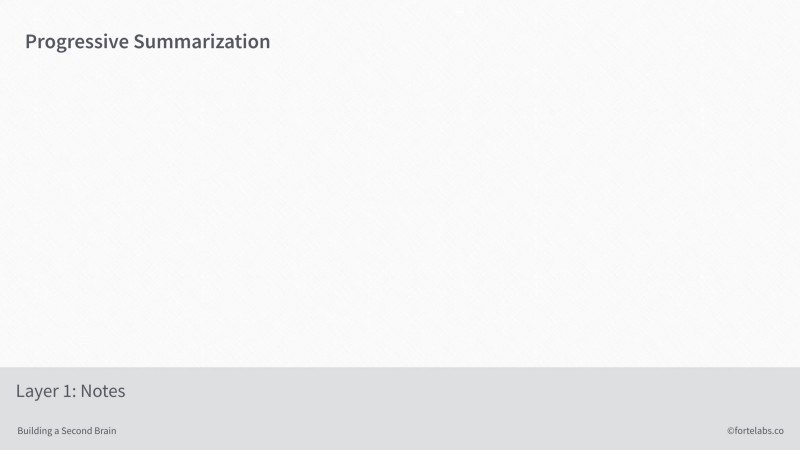 정보를 요약하는 기술로 제2의 뇌 만들기