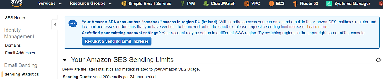 117.AWS SES로 1주일안에 메일서비스 구축