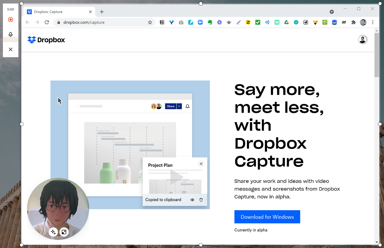 Dropbox Capture : 간편 캡쳐와 공유 도구