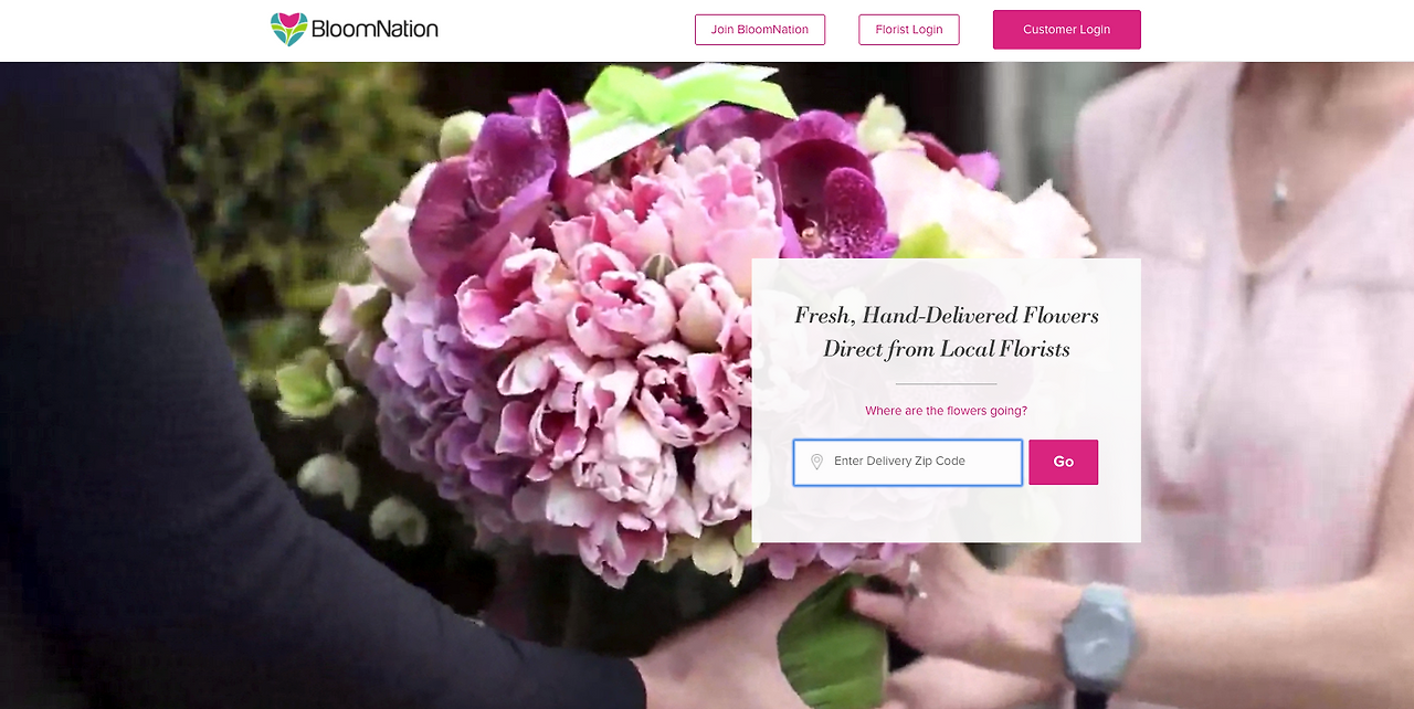 BloomNation: 꽃 전문 온라인 플랫폼