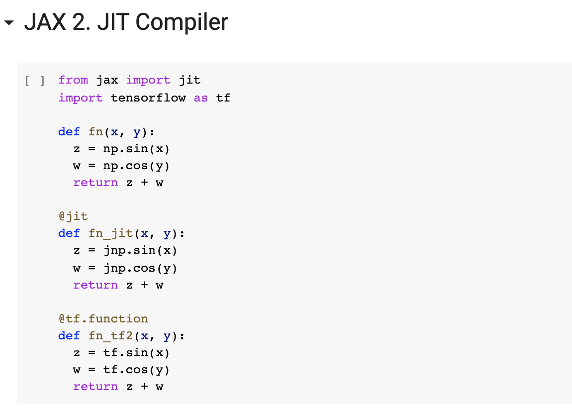 ML 최적화 1. JIT & google JAX