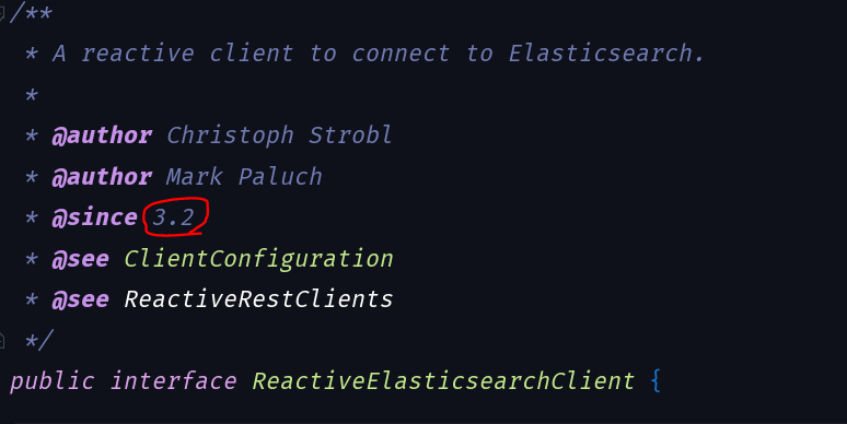 Spring Reactive Elasticsearch
