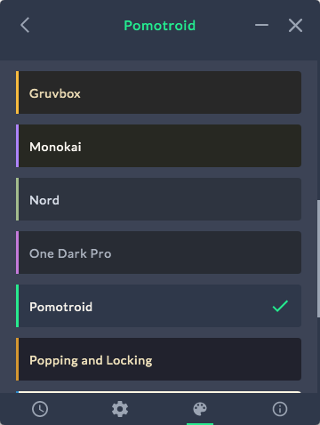 Pomotroid : 심플한 비주얼 포모도로 타이머