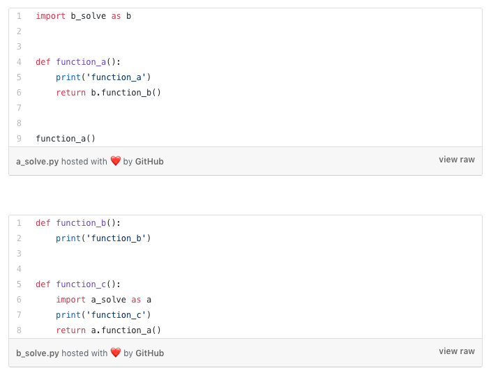 Python Circular Imports