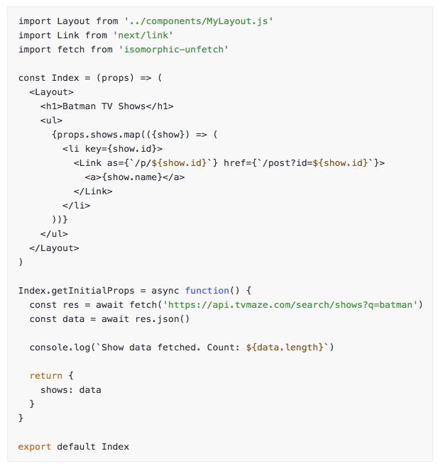 Next.js 튜토리얼 7편: 데이터 가져오기