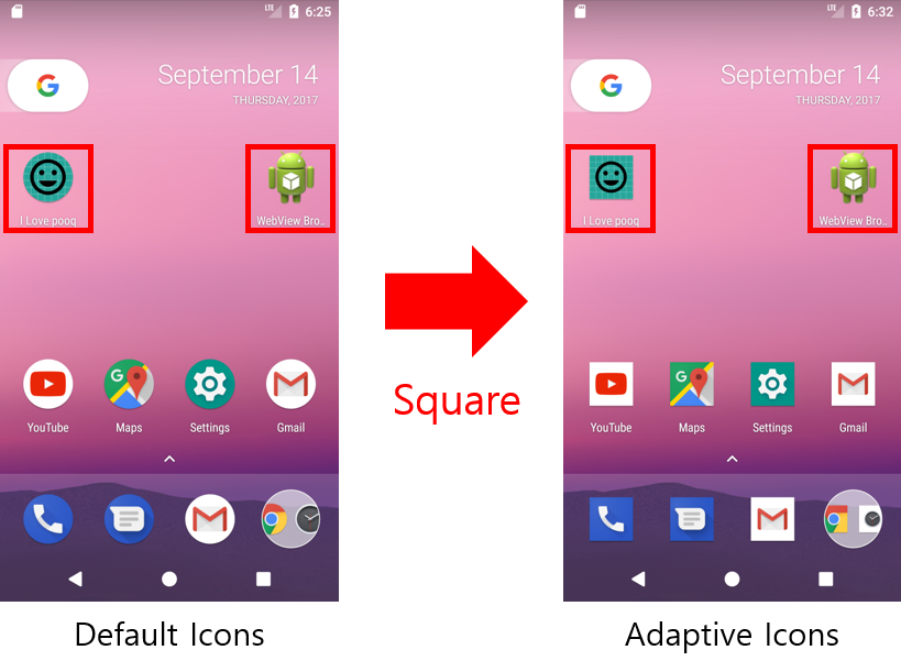 Adaptive Icons