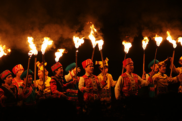 중국 계림, 超大型 야외공연 "인상유삼저 印象劉三姐"