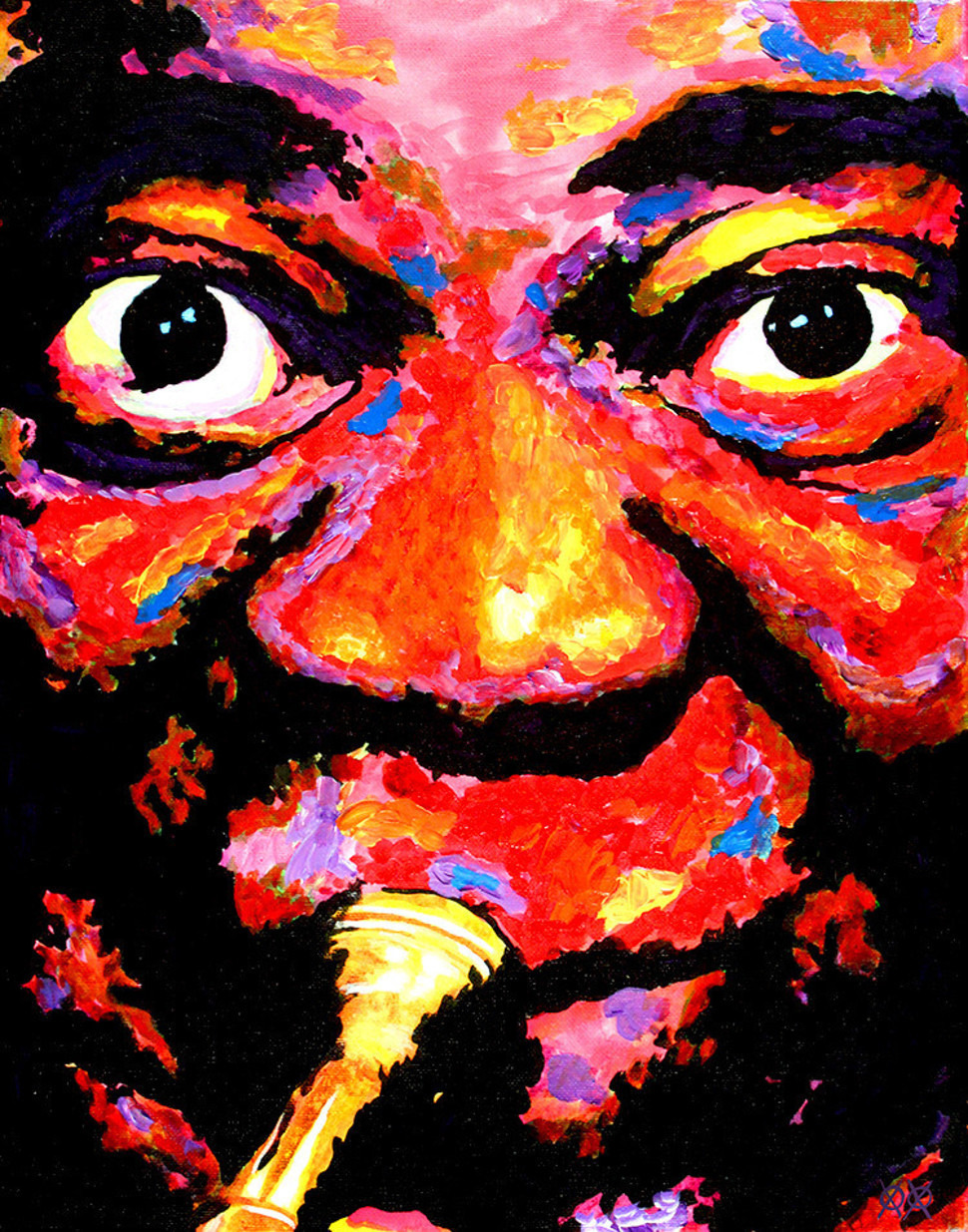 시력을 잃은 화가 John Bramblitt