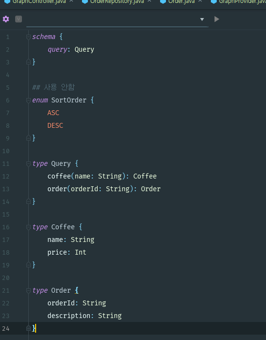 GraphQL in Spring Boot(2)