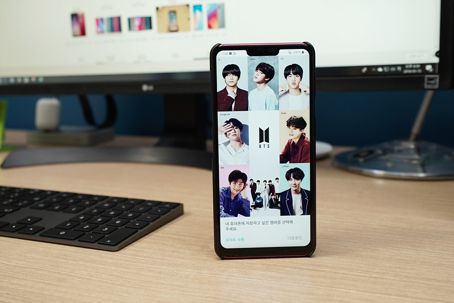 BTS폰 만들어주는 LG G7 ThinQ BTS 케이스