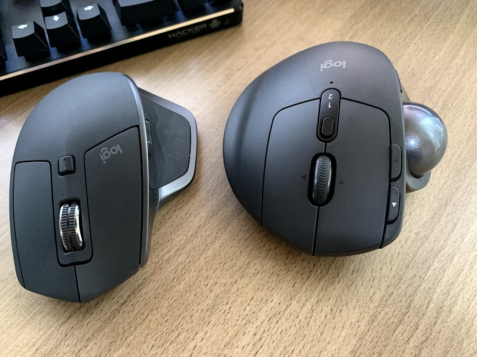 로지텍 MX ERGO VS MX Master 2s