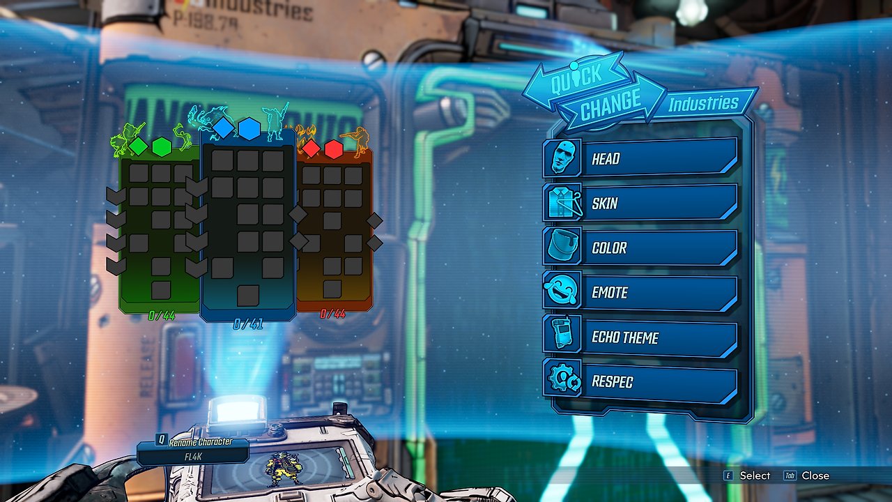 게임 UI 스터디 : Borderlands3