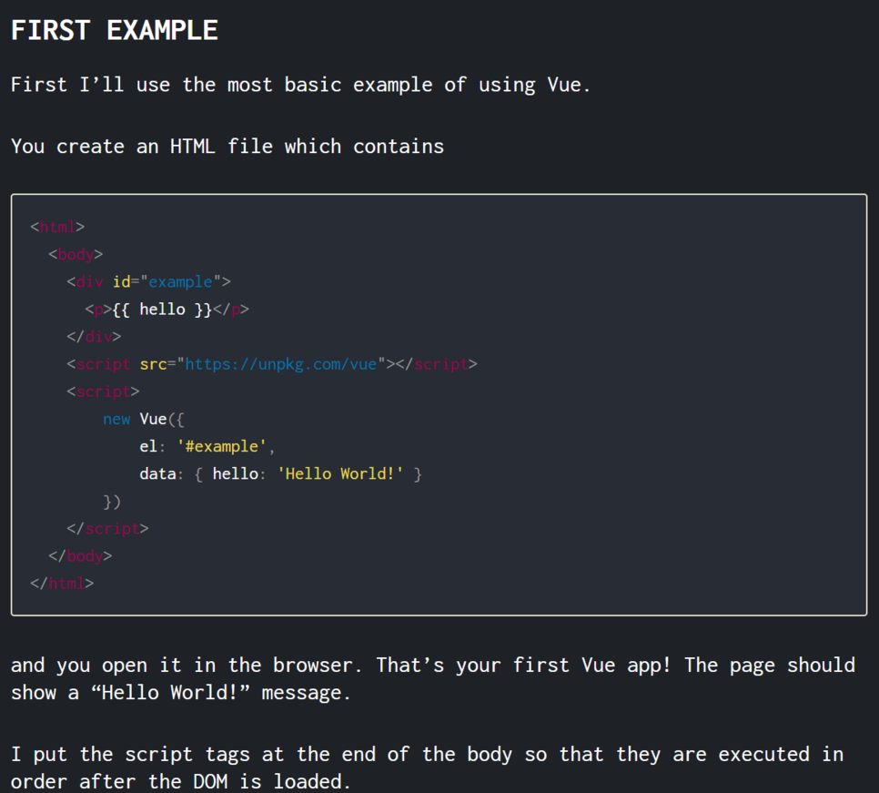 Vue. js의 3가지 핵심구조