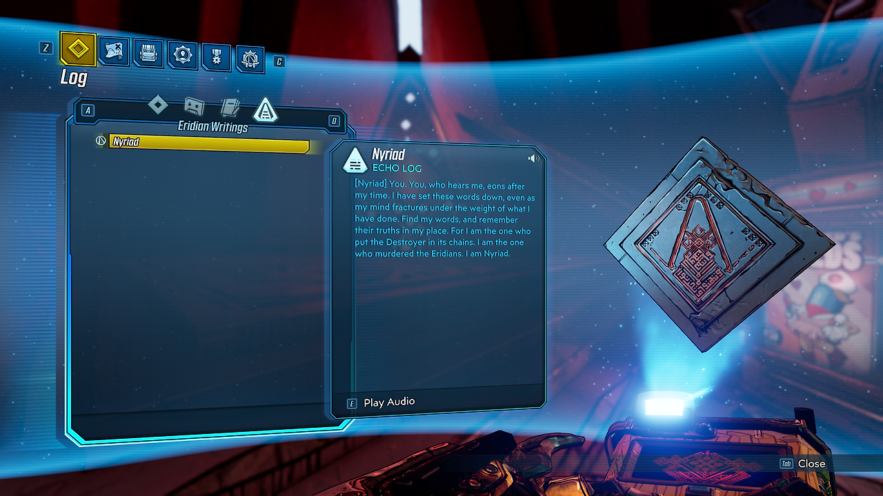 게임 UI 스터디 : Borderlands3