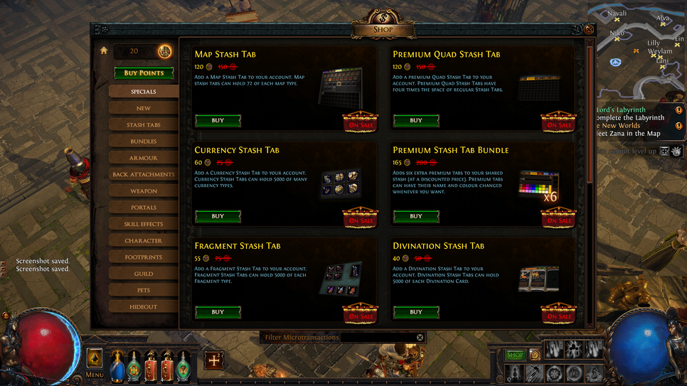 게임 UI 스터디 : Path of exile