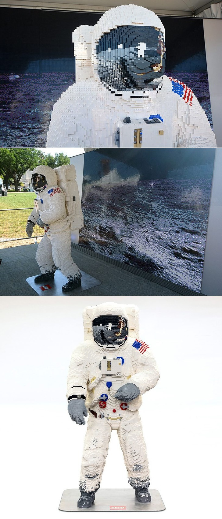 우주복 먼지까지 똑같이 재연한 레고모델