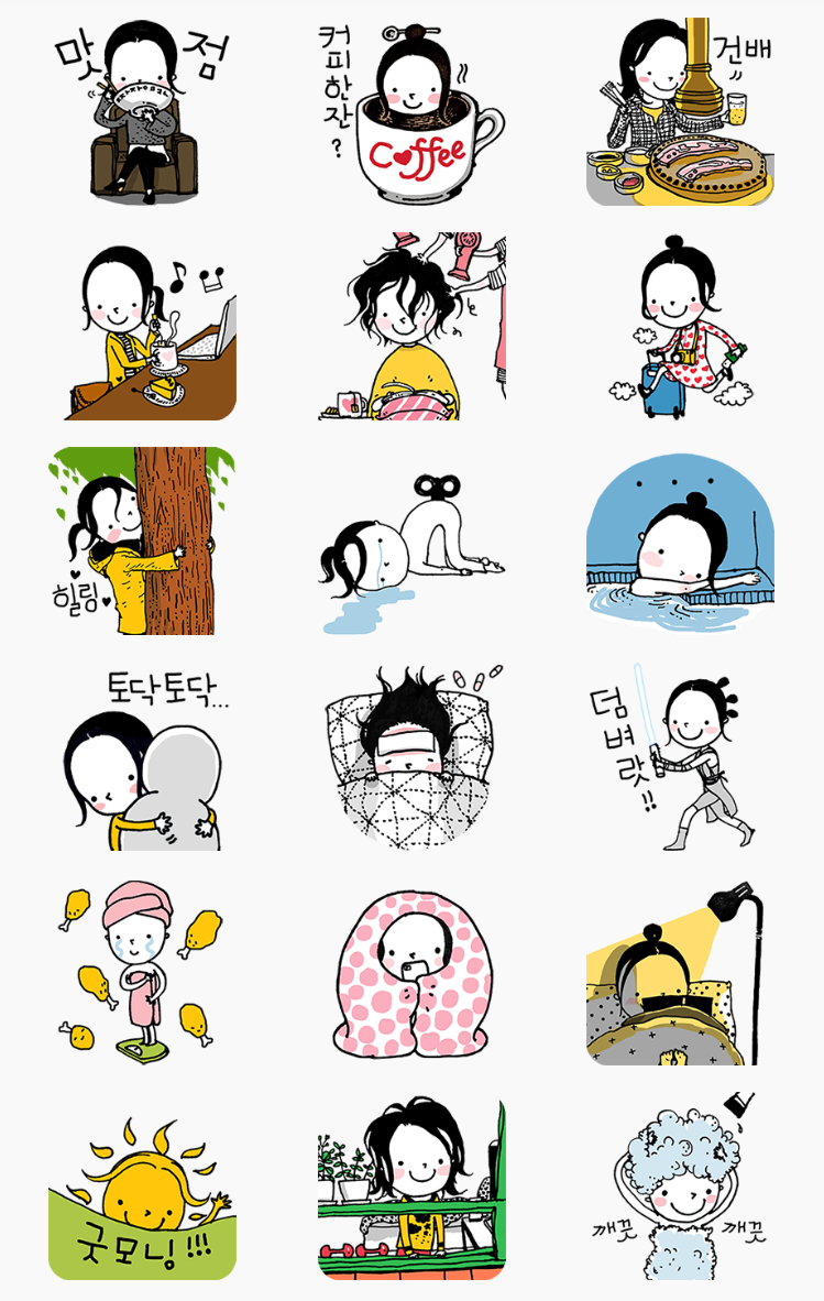 카카오톡 이모티콘 출시