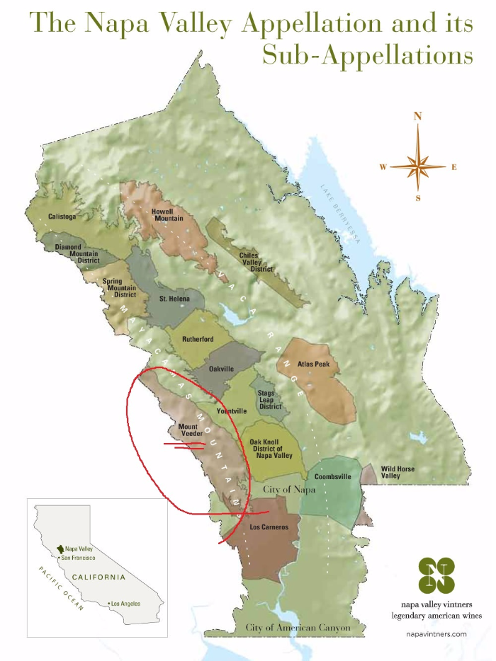 나파 Mt. Veeder산지 와인 테이스팅