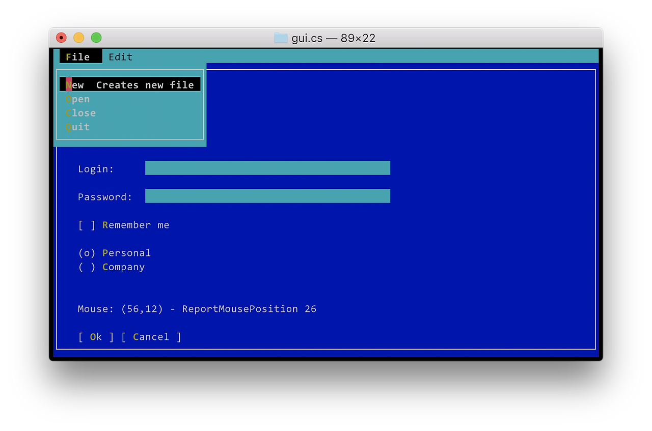 추억의 터미널 화면을 소개합니다.