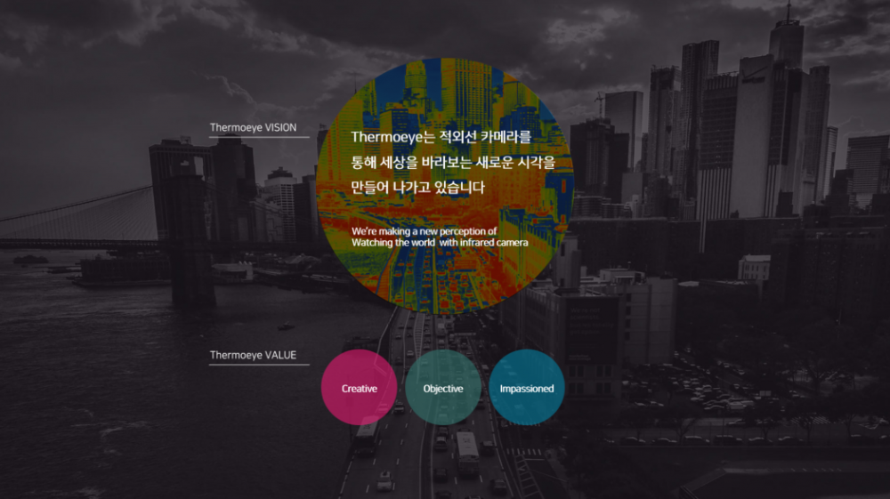 적외선 영상 분석 기술로 자율 주행 안전, 써모아이