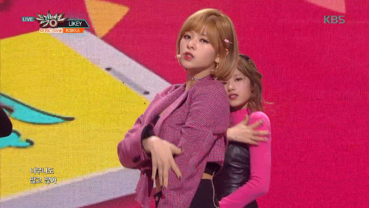 다음연예 | LIKEY - 트와이스 (LIKEY - TWICE) - 뮤직뱅크 - 907회