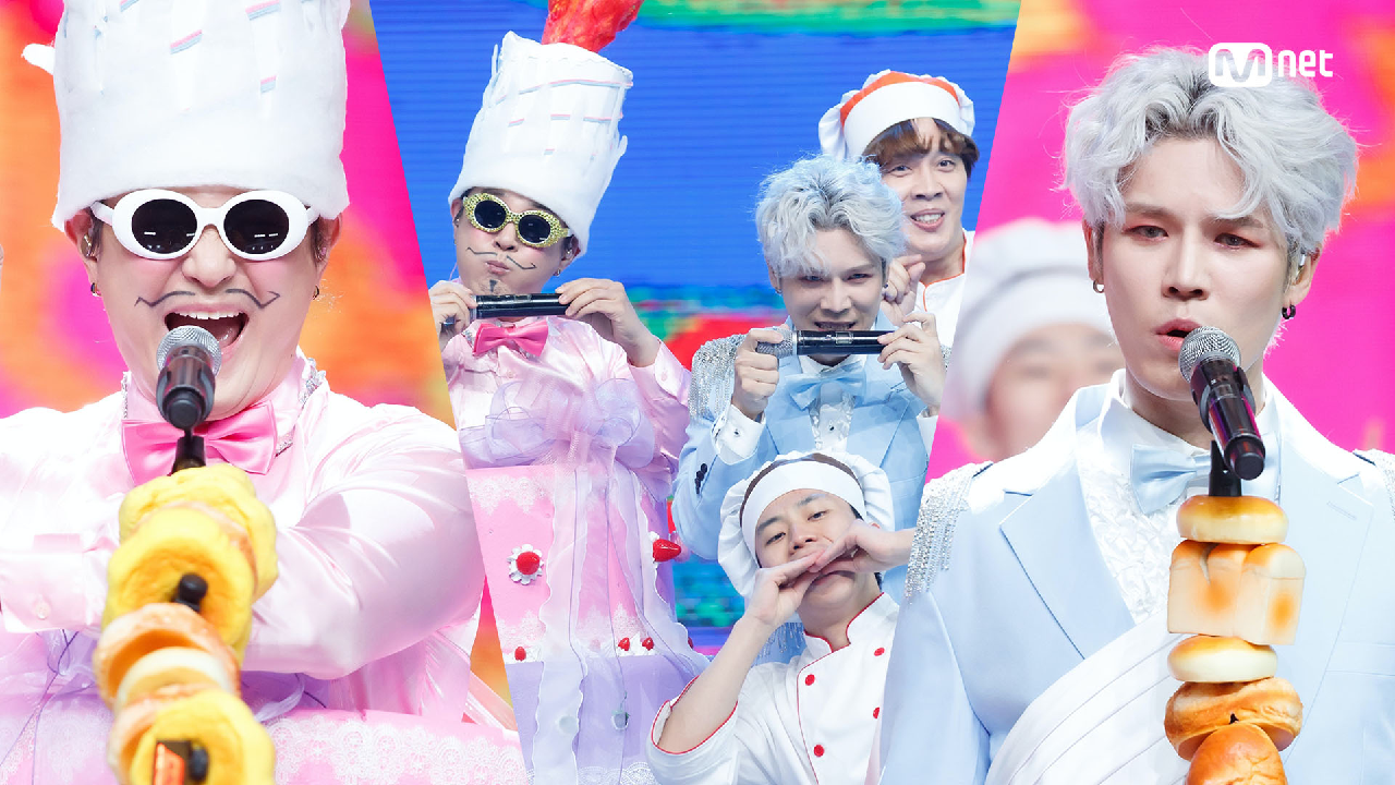 대세 듀오 ‘노라조’의 ‘빵’ 무대 | Mnet 201217 방송 - M COUNTDOWN 692회 | 다음연예
